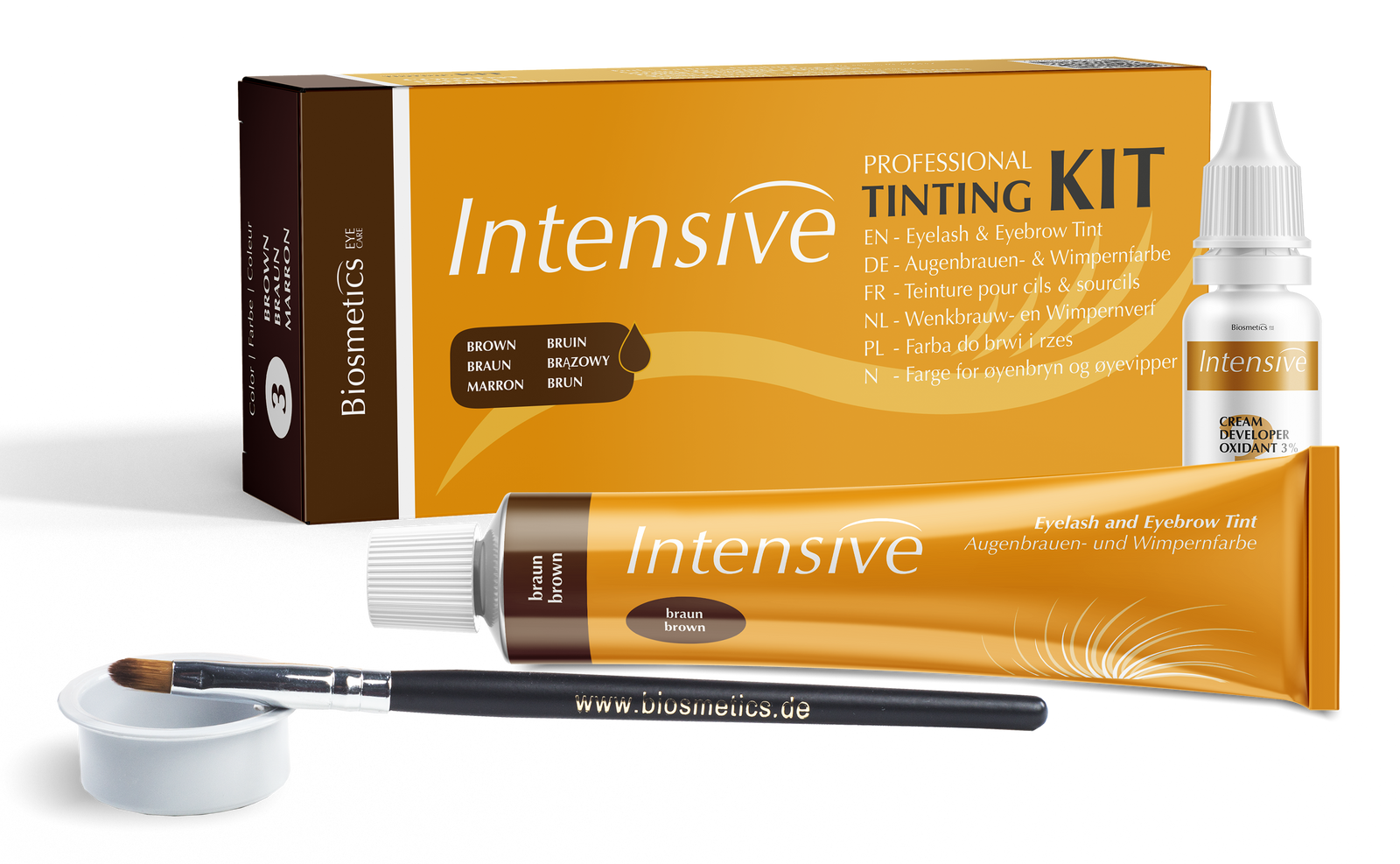 Intensive intensive Brow Tint Kit Brown – e-cosmetorium